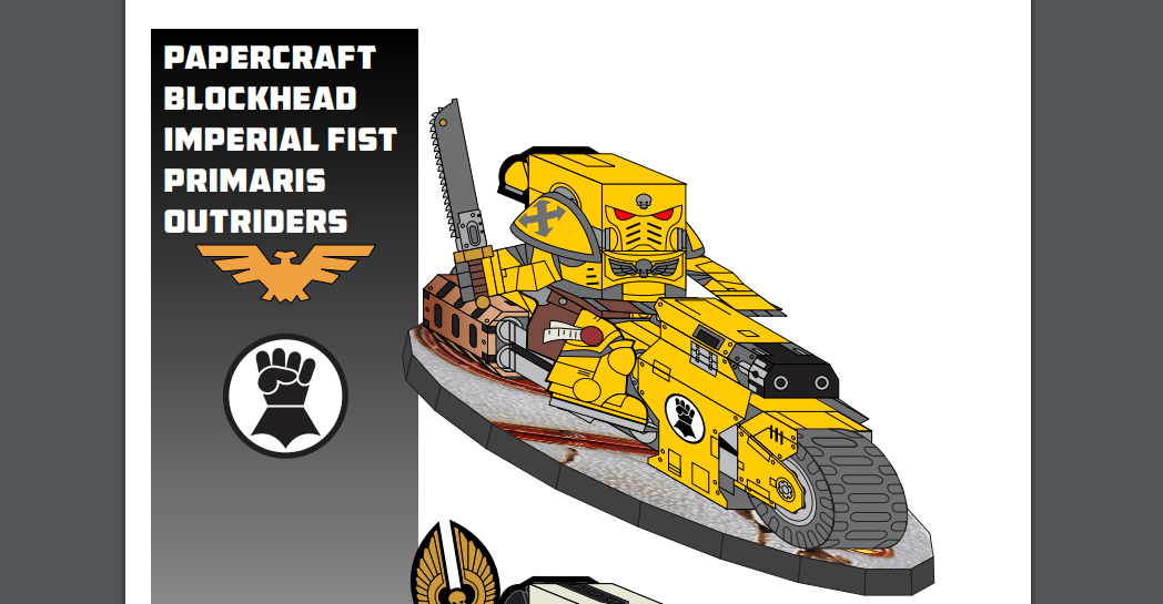 Warhammer paperfabricators.